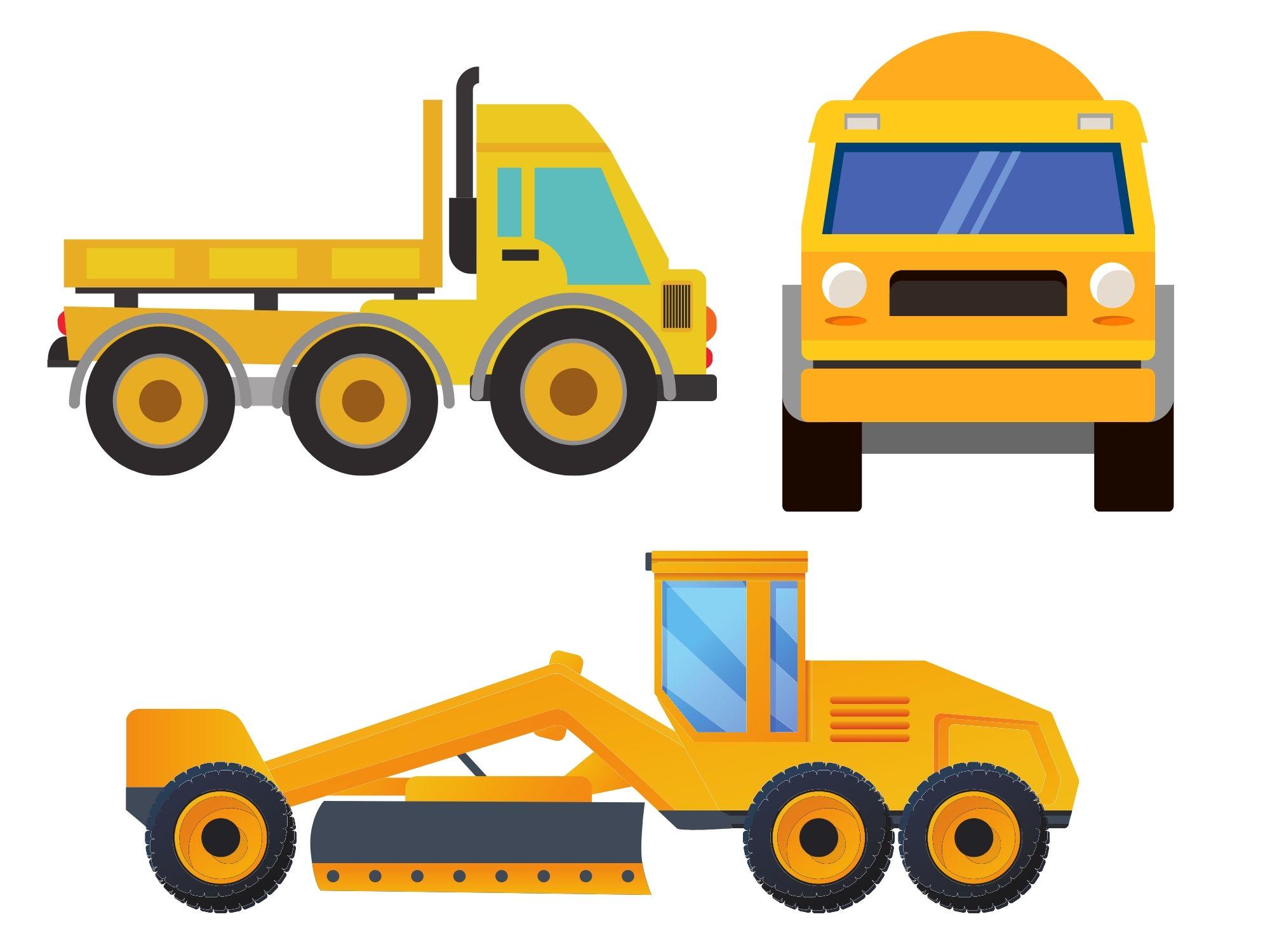 Construction Svg,trucks Svg Files,dump Truck Svg,construction Clipart ...