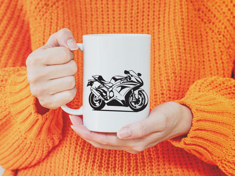 Classic Motorcycle SVG Bundle: Motorbike Silhouette Cut Files (digital ...