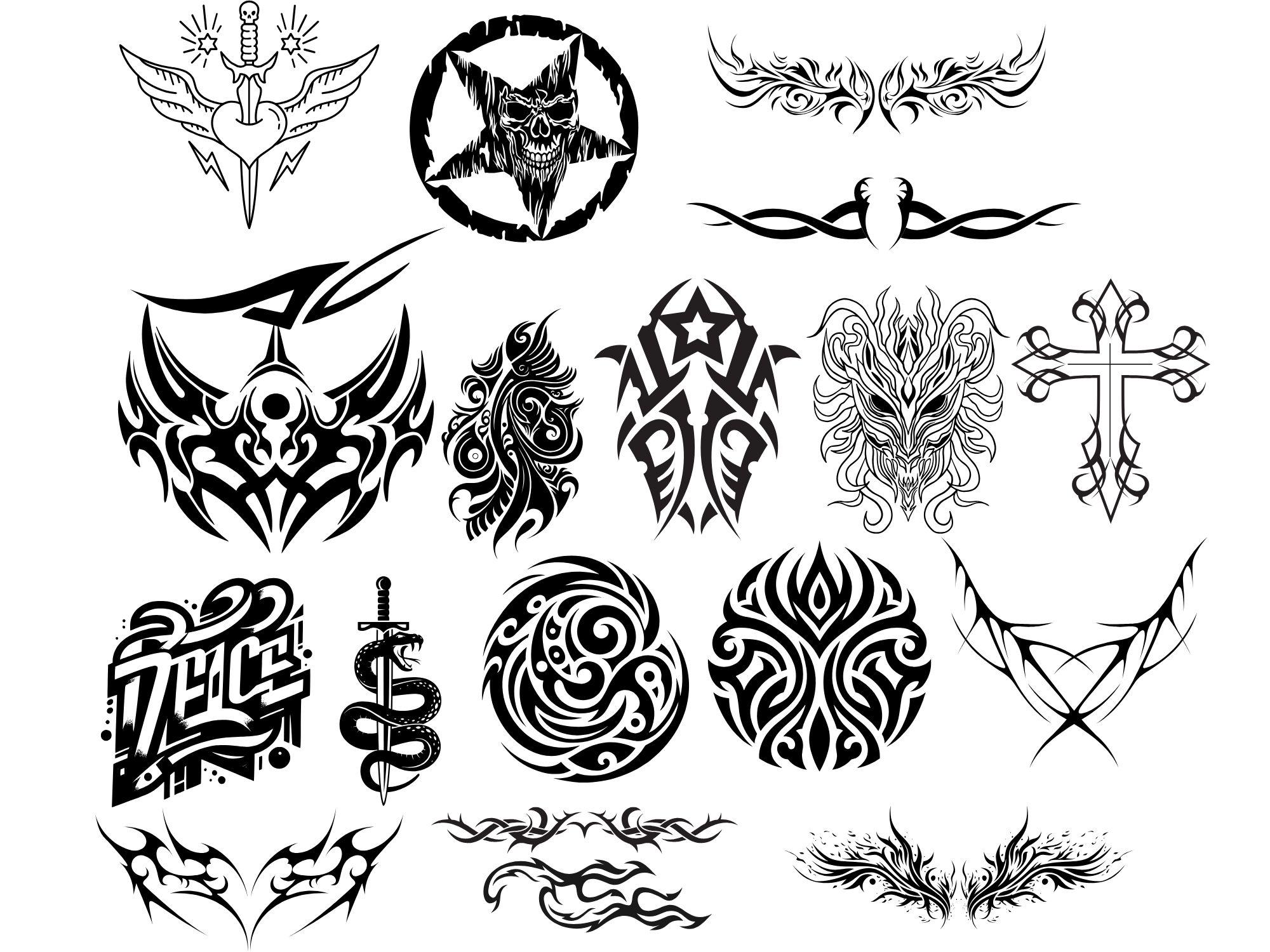 Tribal Tattoo,svg Tribal,png Instant Digital Downloads,tribal Vector ...