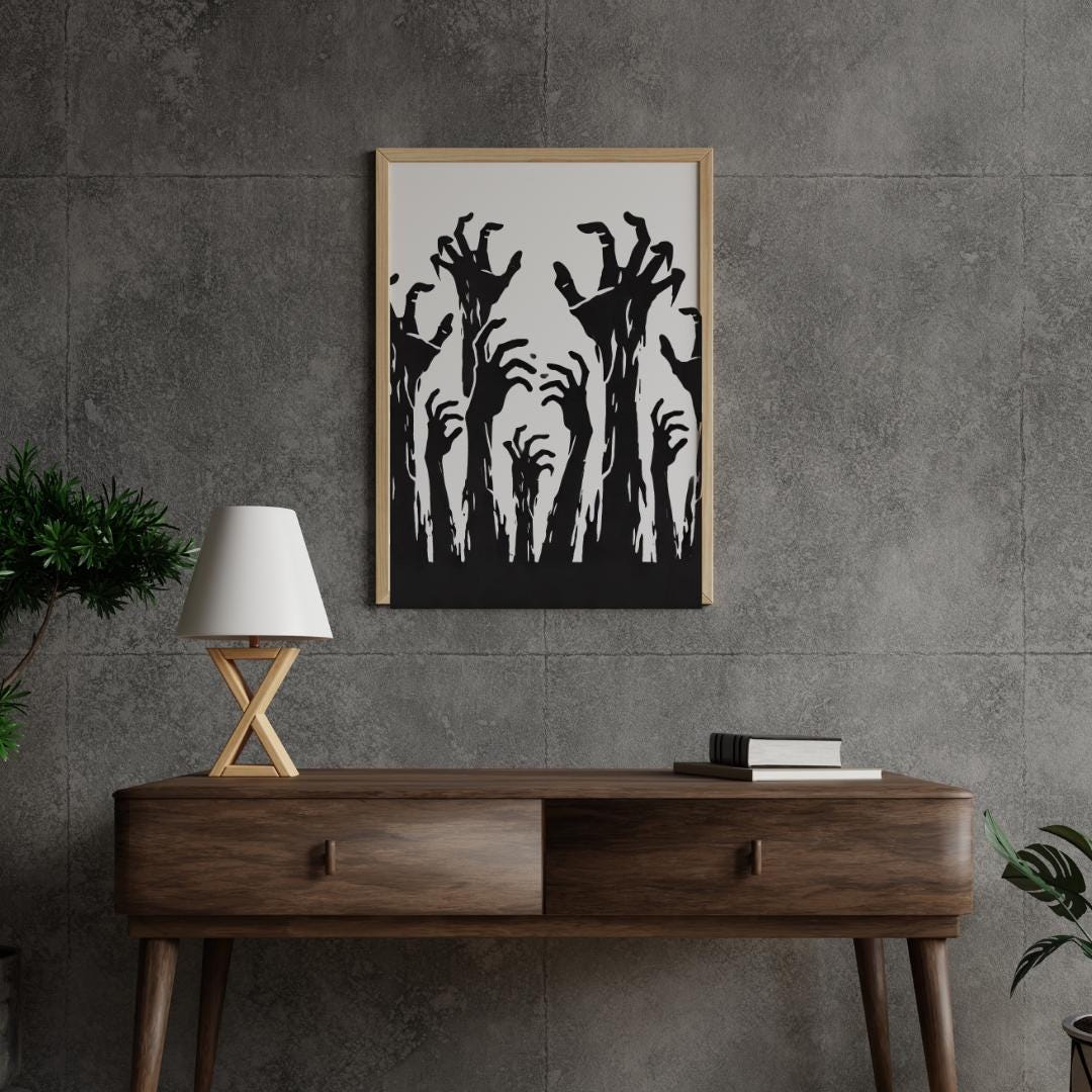 Zombie SVG | Zombie Hands Silhouette | Halloween SVG | Zombie Bundle ...