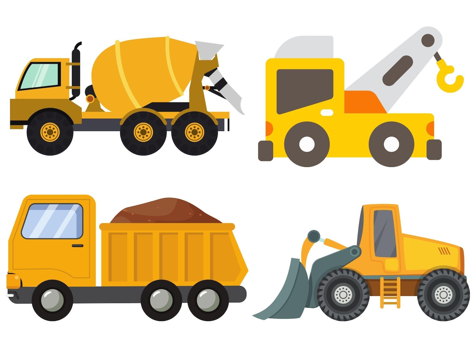 Construction Svg,trucks Svg Files,dump Truck Svg,construction Clipart ...