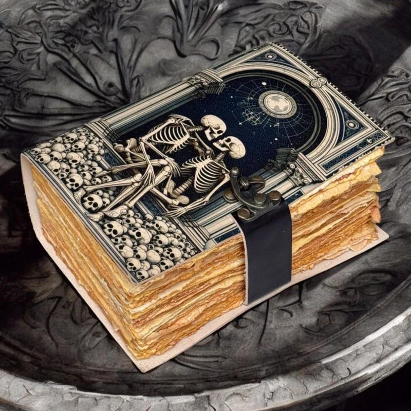 Skull Grimoire - Etsy