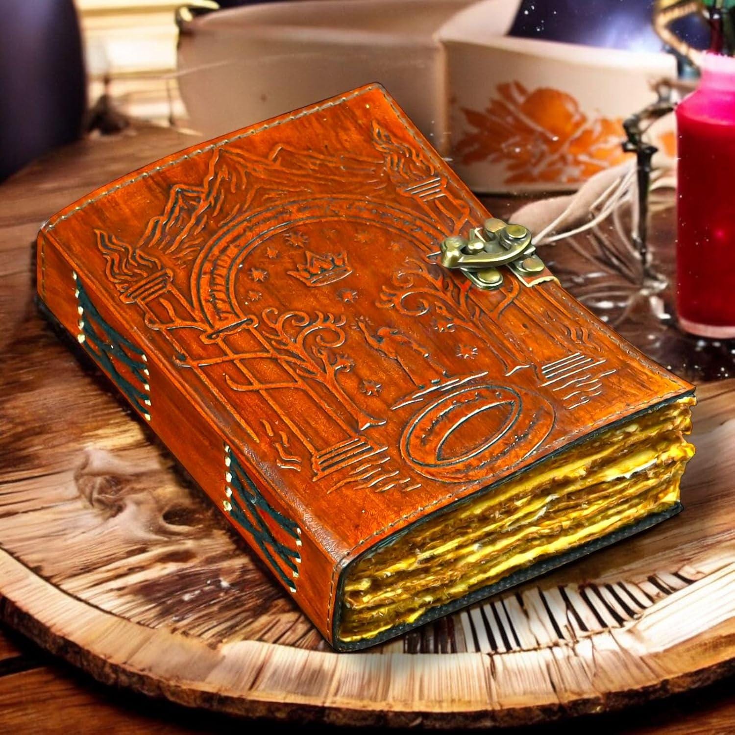 Lord of the Rings Journal - Lord of the Rings Gifts – Leather Journal ...