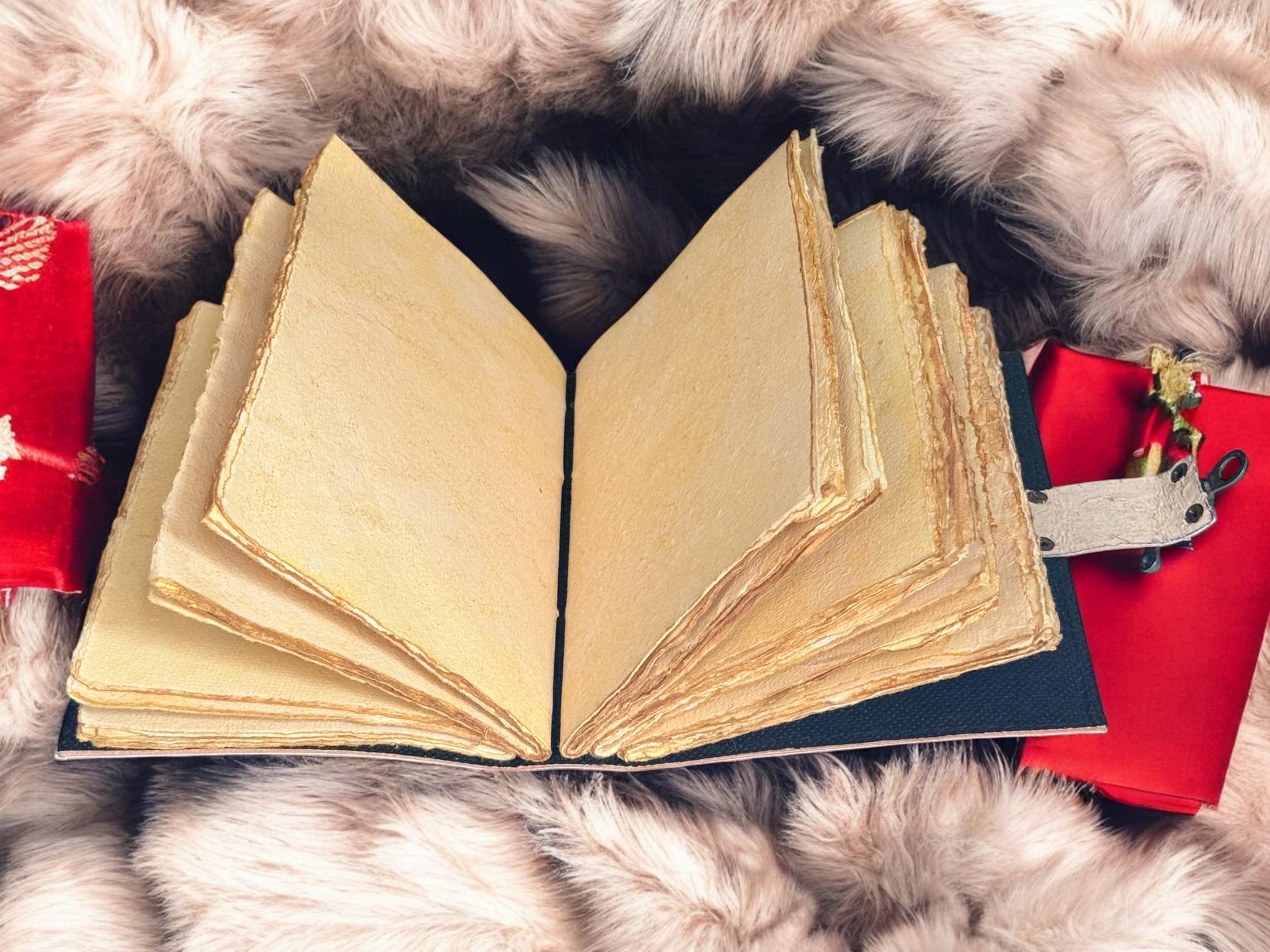 Handmade Santa Sleigh Journal | Vintage Christmas Diary, Gift Ideas - Etsy