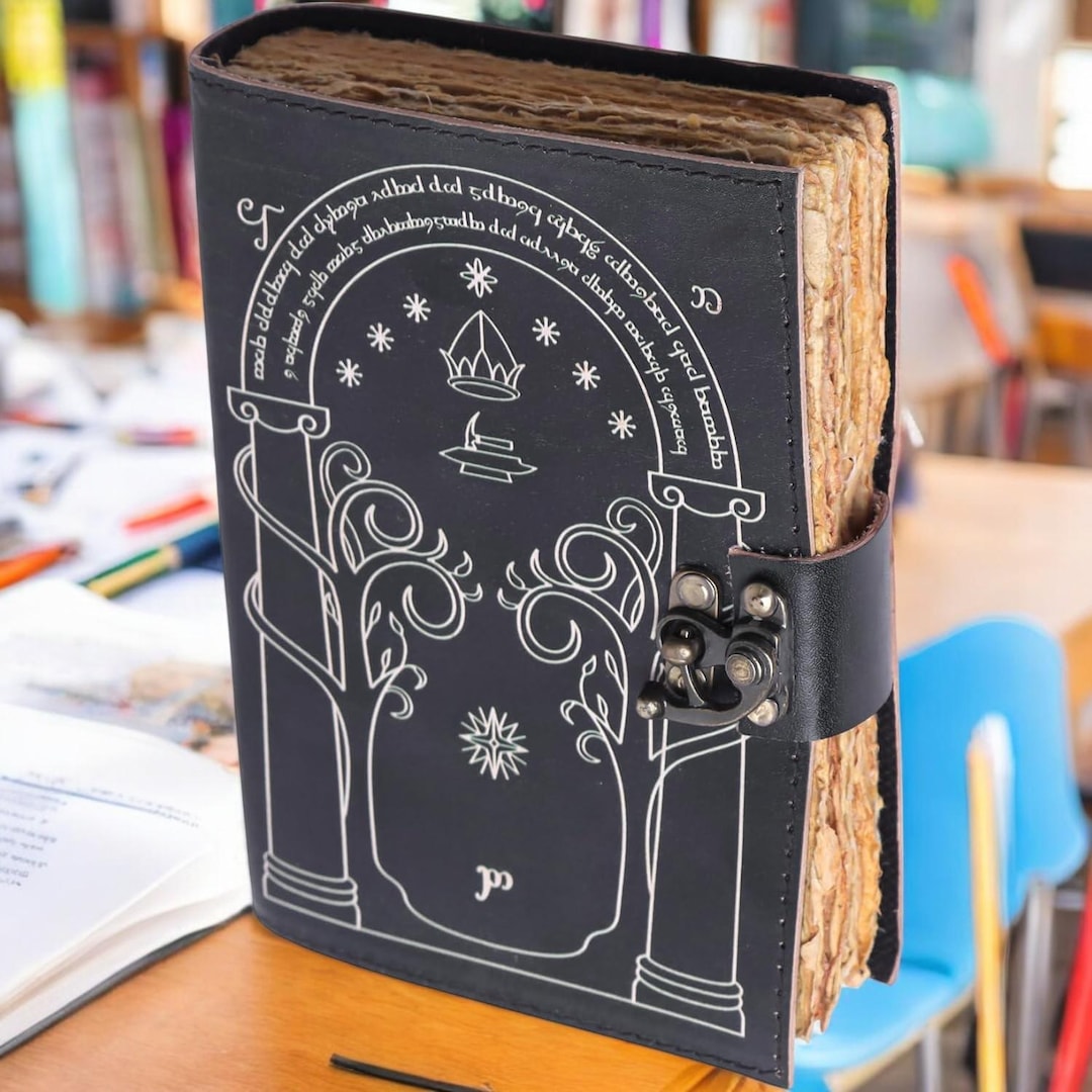 The Lord of the Rings Book Hobbit Lotr Gifts Books Leather Journal Lord ...