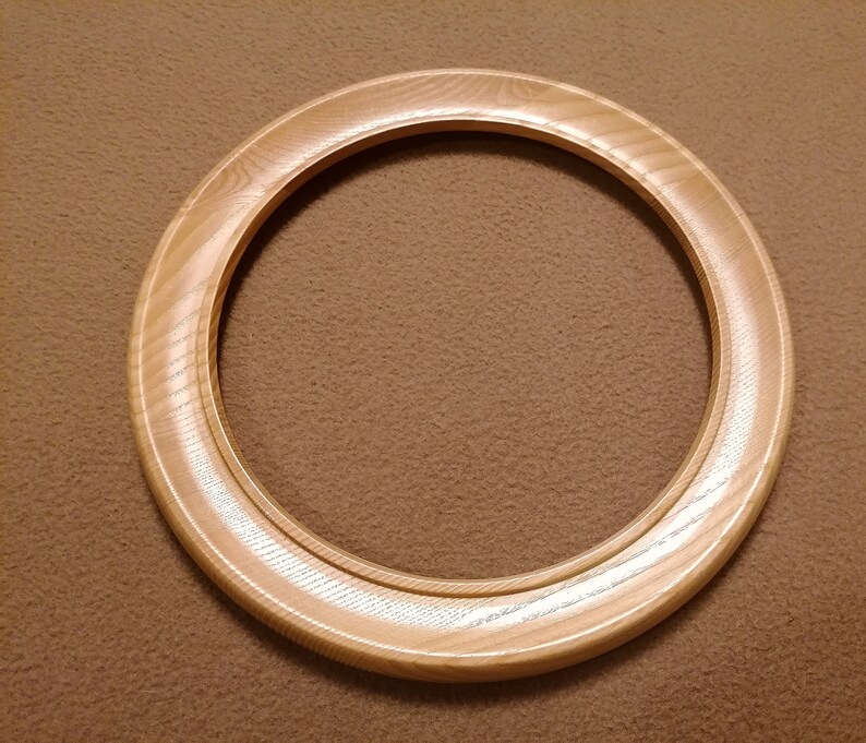 10 Inches Round Wooden Frame ash - Etsy