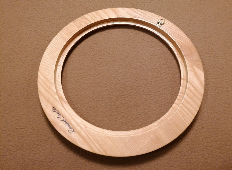 10 Inches Round Wooden Frame ash - Etsy
