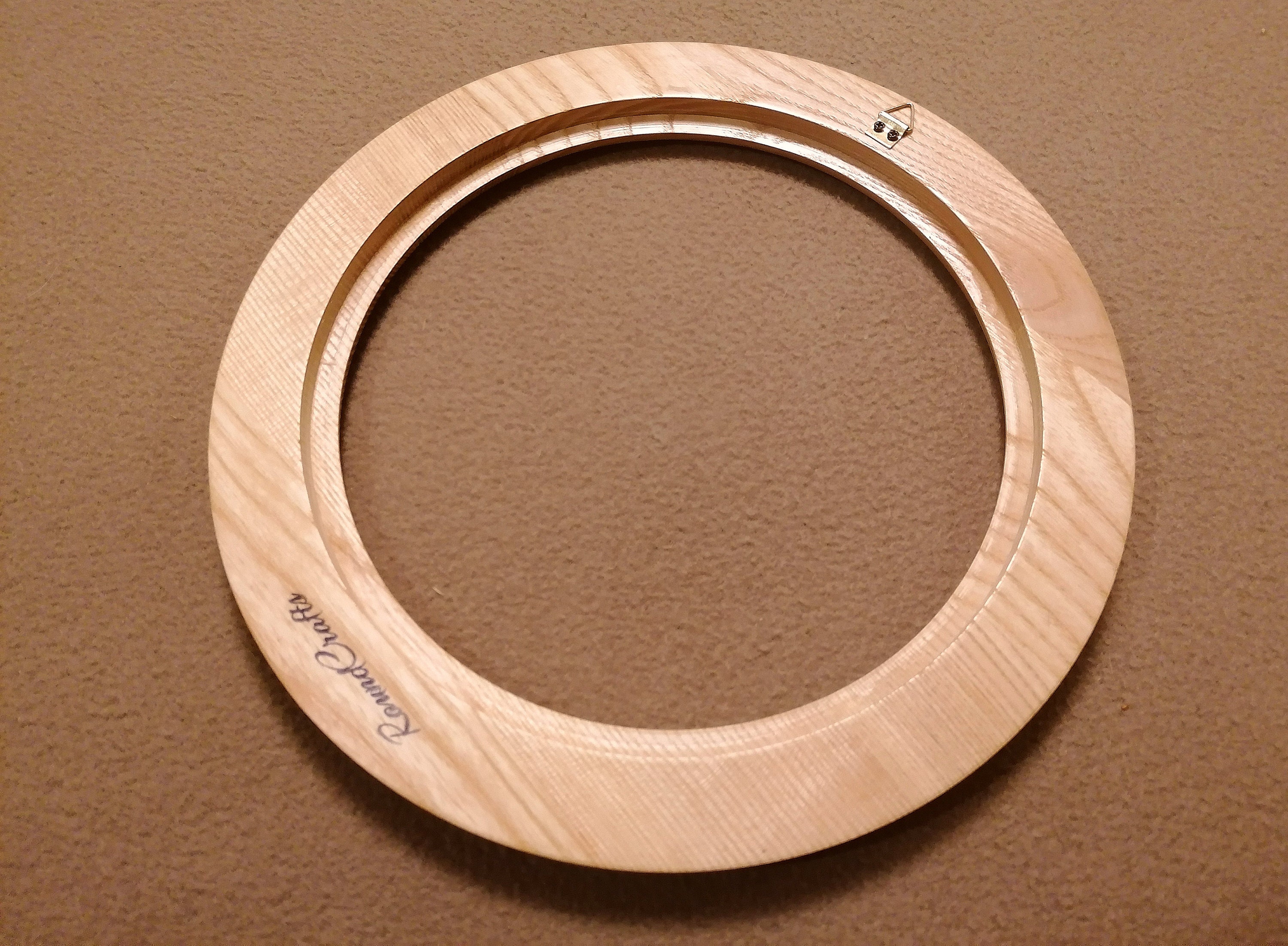 10 Inches Round Wooden Frame ash - Etsy