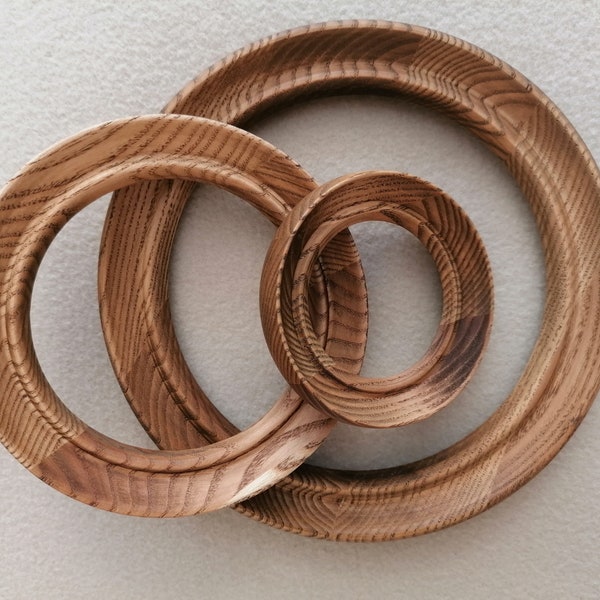 Round Wood Frame - Etsy