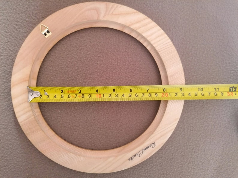 10 Inches Round Wooden Frame ash - Etsy