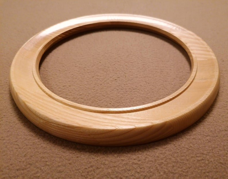 10 Inches Round Wooden Frame ash - Etsy