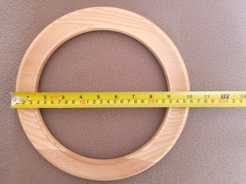 10 Inches Round Wooden Frame (ash) - Etsy
