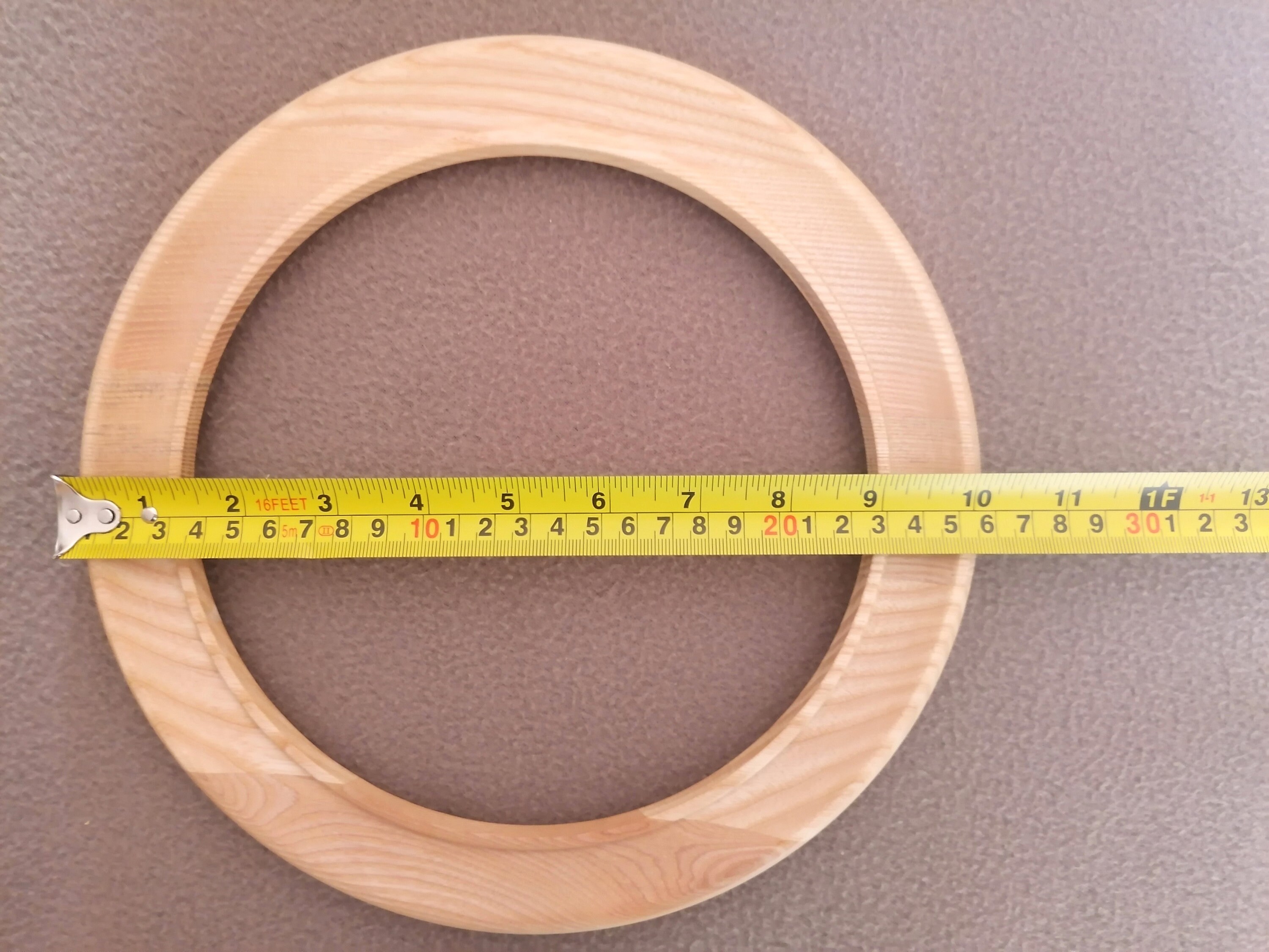 10 Inches Round Wooden Frame (ash) - Etsy