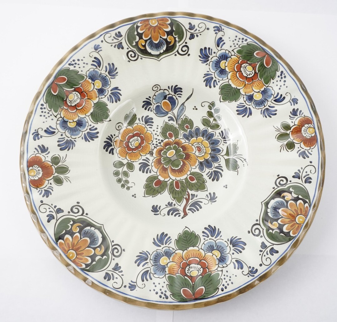 Polychrome Delftware - Etsy