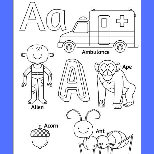 26 Printable Alphabet Coloring Pages | Coloring Book| Coloring Page ...
