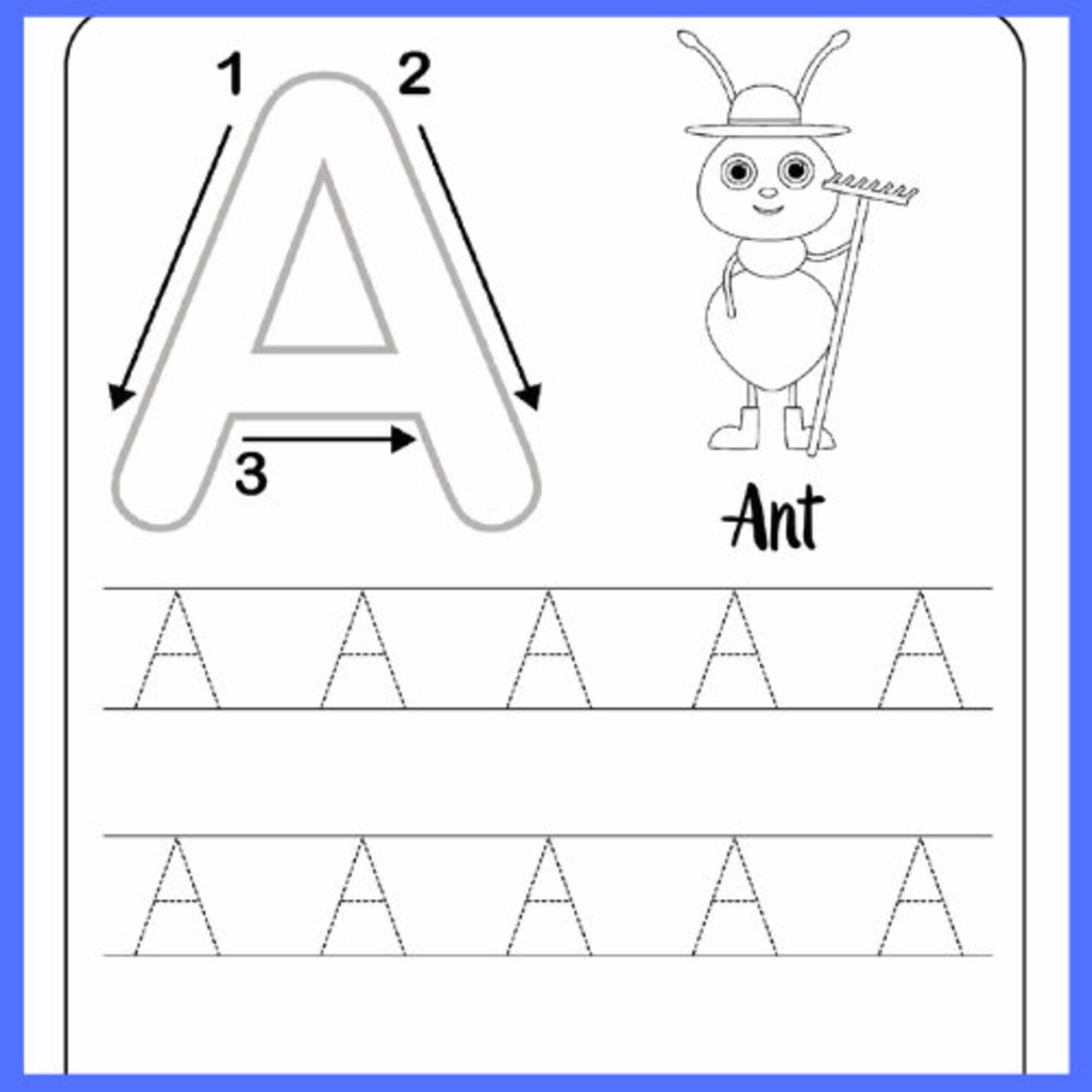 BEST 80 Pages Alphabet Handwriting Book Printable for Kids - Etsy