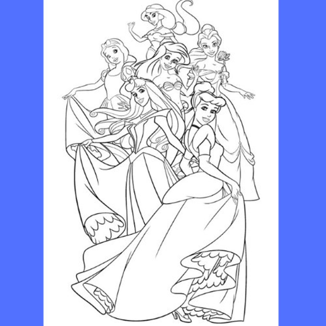34 Printable Top Princess Colouring Pages for Your Girls, Colouring ...