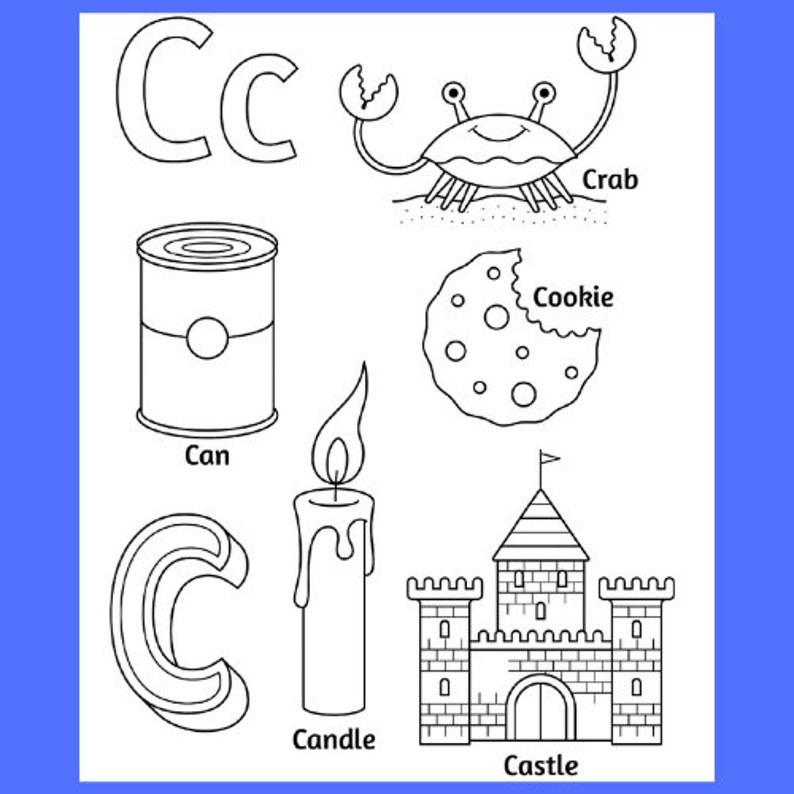26 Printable Alphabet Coloring Pages | Coloring Book| Coloring Page ...