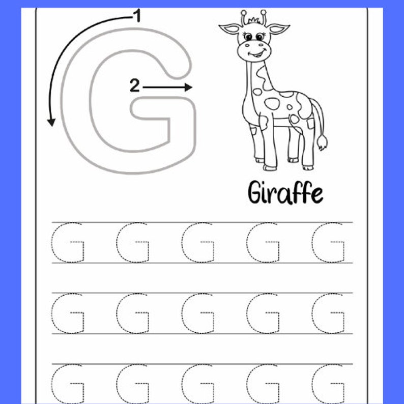 BEST 80 Pages Alphabet Handwriting Book Printable for Kids - Etsy
