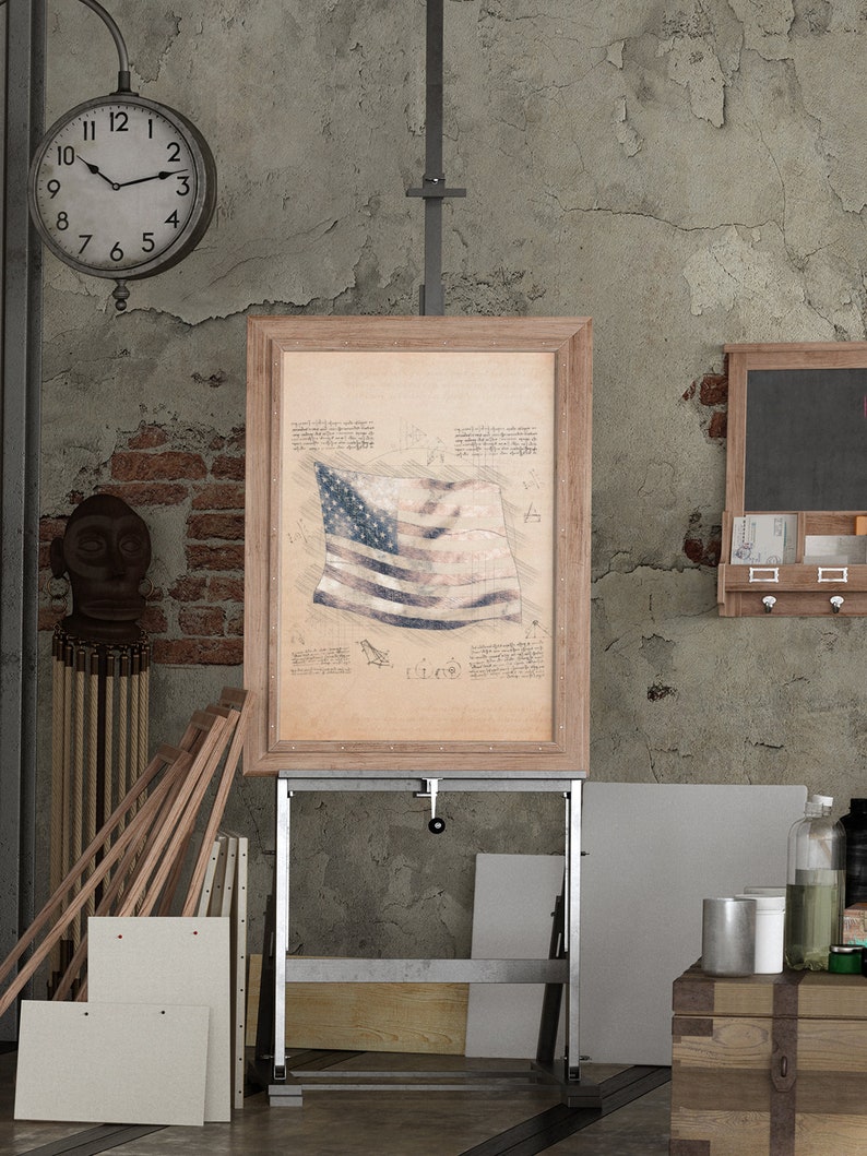 USA Flags Poster AMERICA Flag United States Flag Wall - Etsy