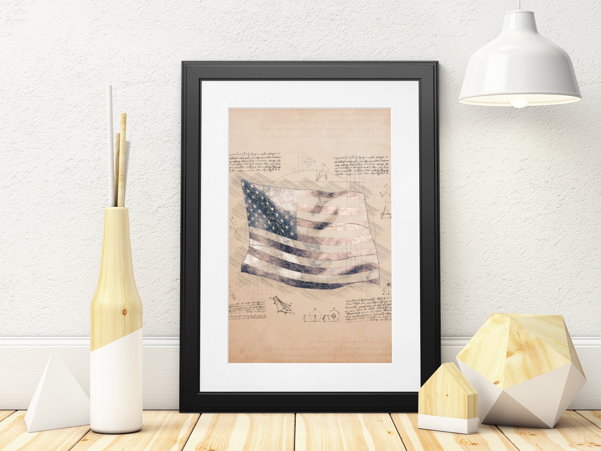 USA Flags Poster AMERICA Flag United States Flag Wall - Etsy