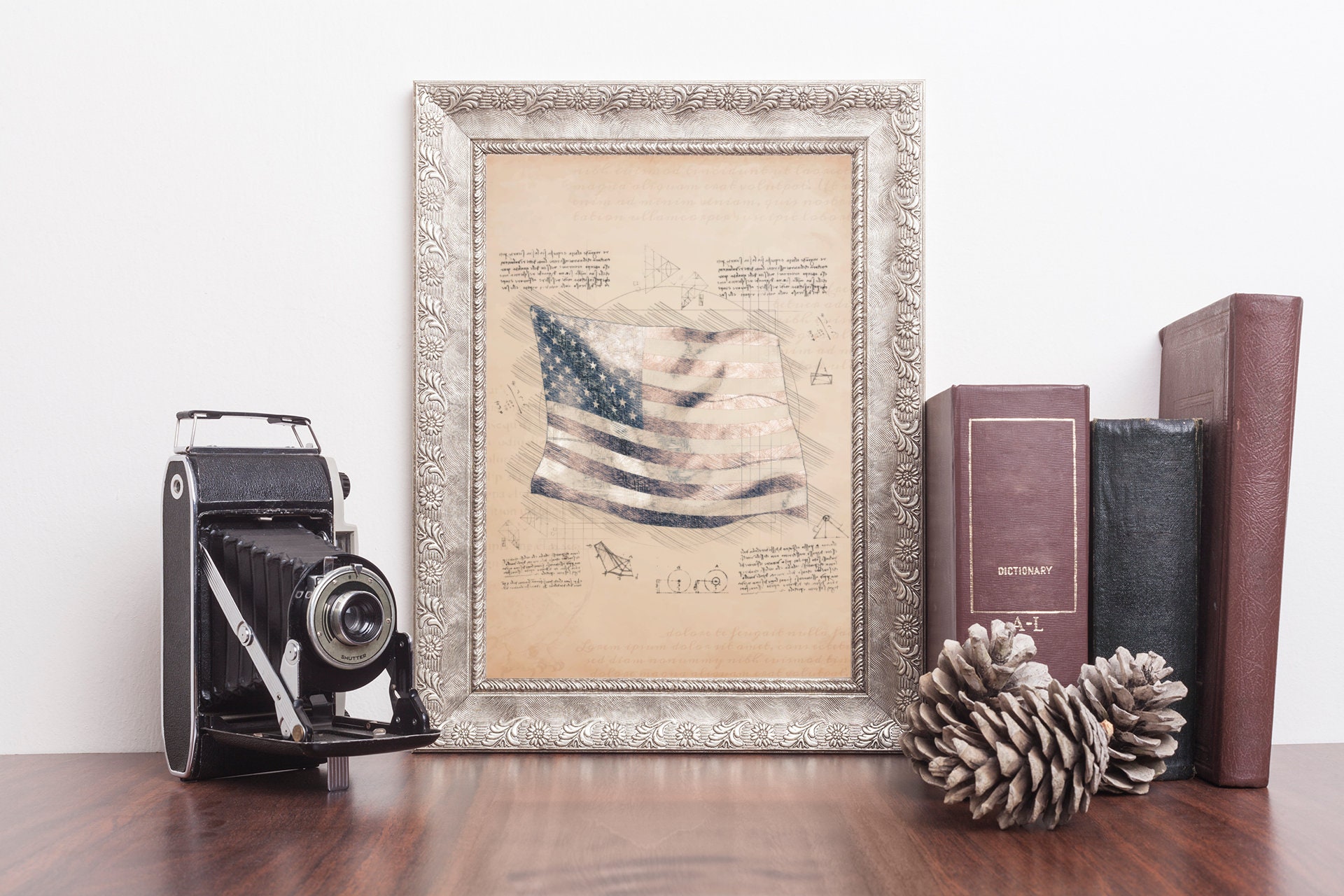 USA Flags Poster AMERICA Flag United States Flag Wall - Etsy