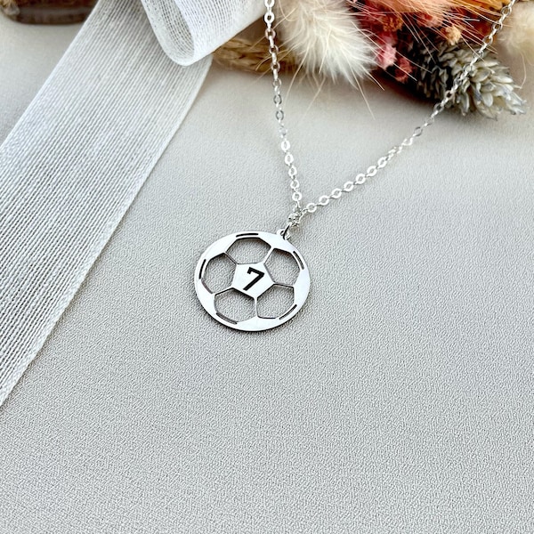 Soccer Necklace - Etsy