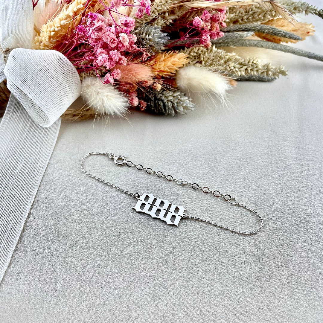 Angel Number Bracelet, Personalized Number Bracelet, Personalized Gift ...