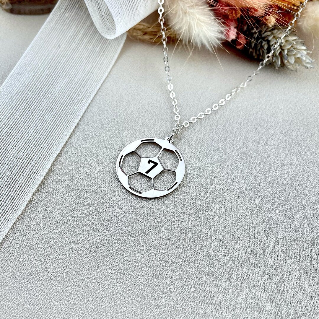 Soccer Necklace, Football Coach Gift, Football Player Neclace, Sports ...