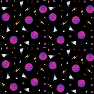 Retro Paper - Vintage 80s Patterns to Download. Perfect for Scrapbooks ...