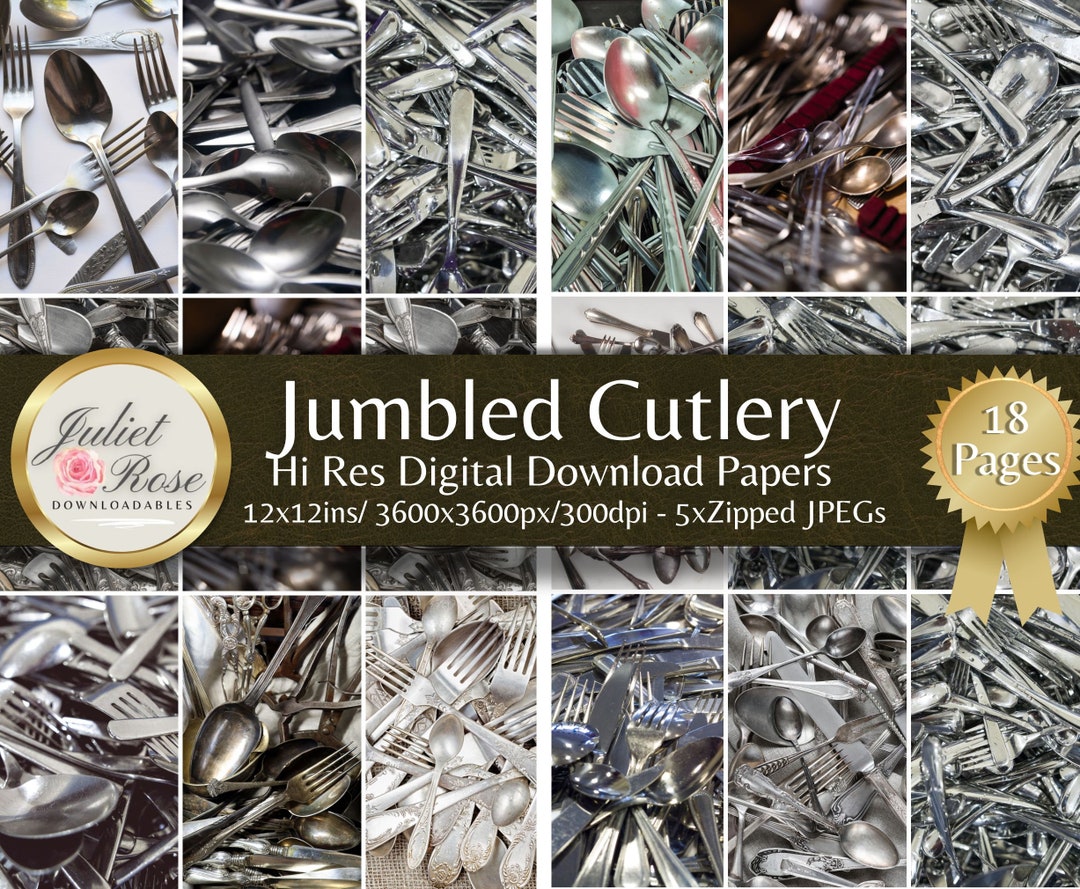 Jumbled Cutlery - 18 Stunning Images to Download for Fine Art and Craft ...