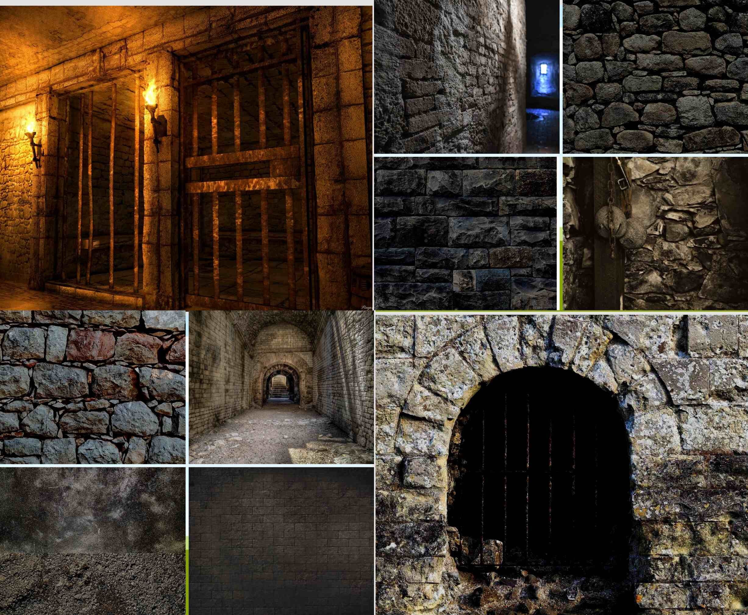 Dungeon Walls - for Digital Download - Etsy