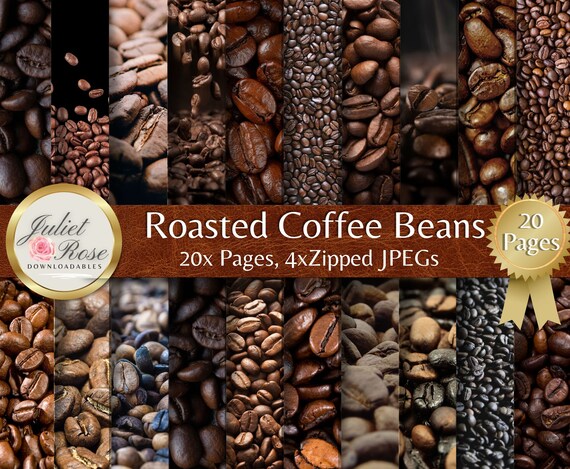 Roasted Coffee Beans 20 Pages of Hi Res Images for Art and - Etsy