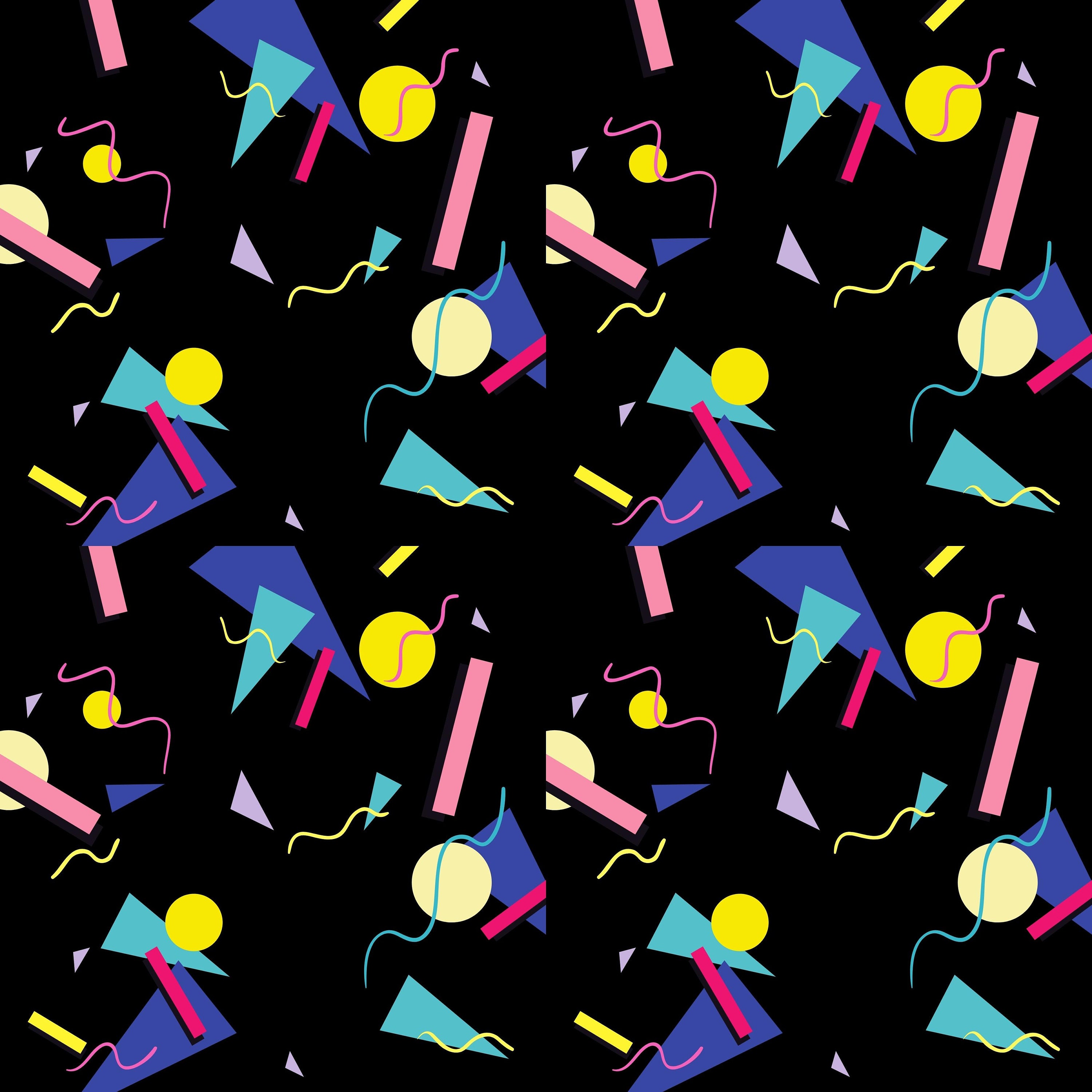 Retro Paper - Vintage 80s Patterns to Download. Perfect for Scrapbooks ...