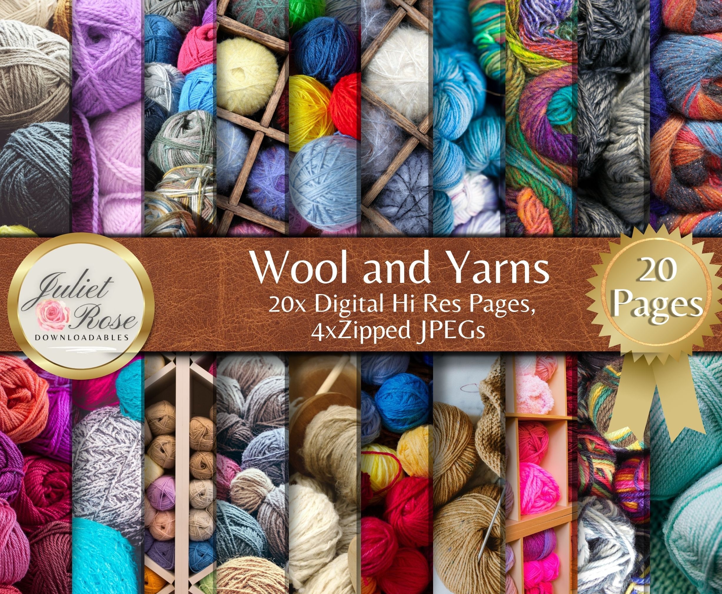 Wool and Yarn Images for Art and Craft Projects, Scrapbooks ...