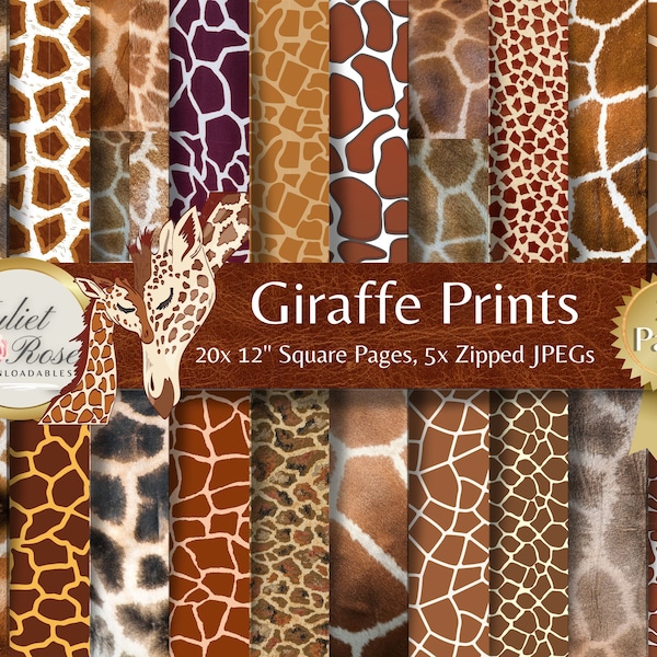 Giraffe Print - Etsy