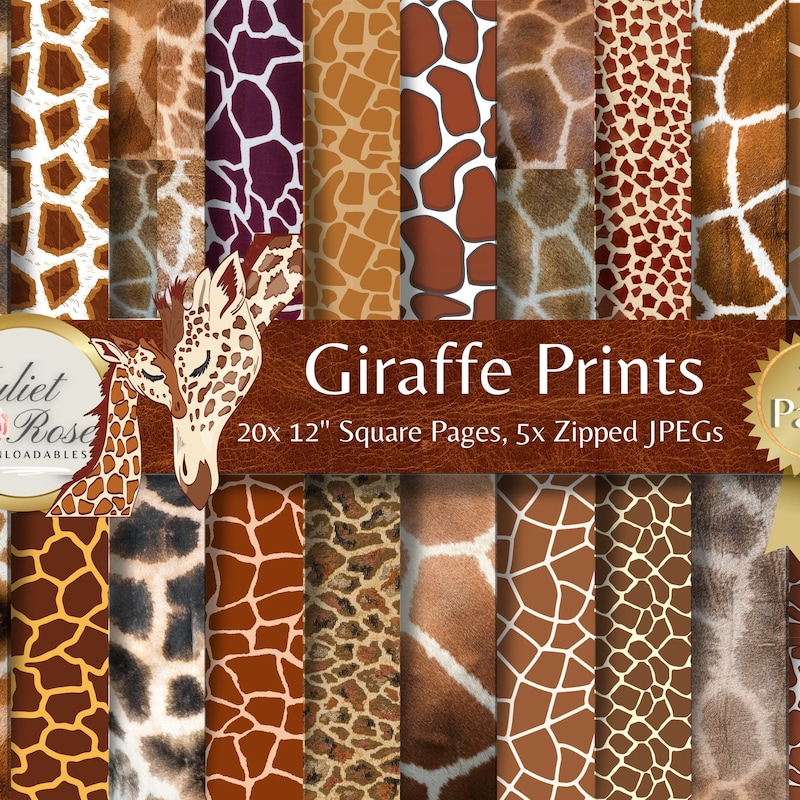 Giraffe Print - Etsy