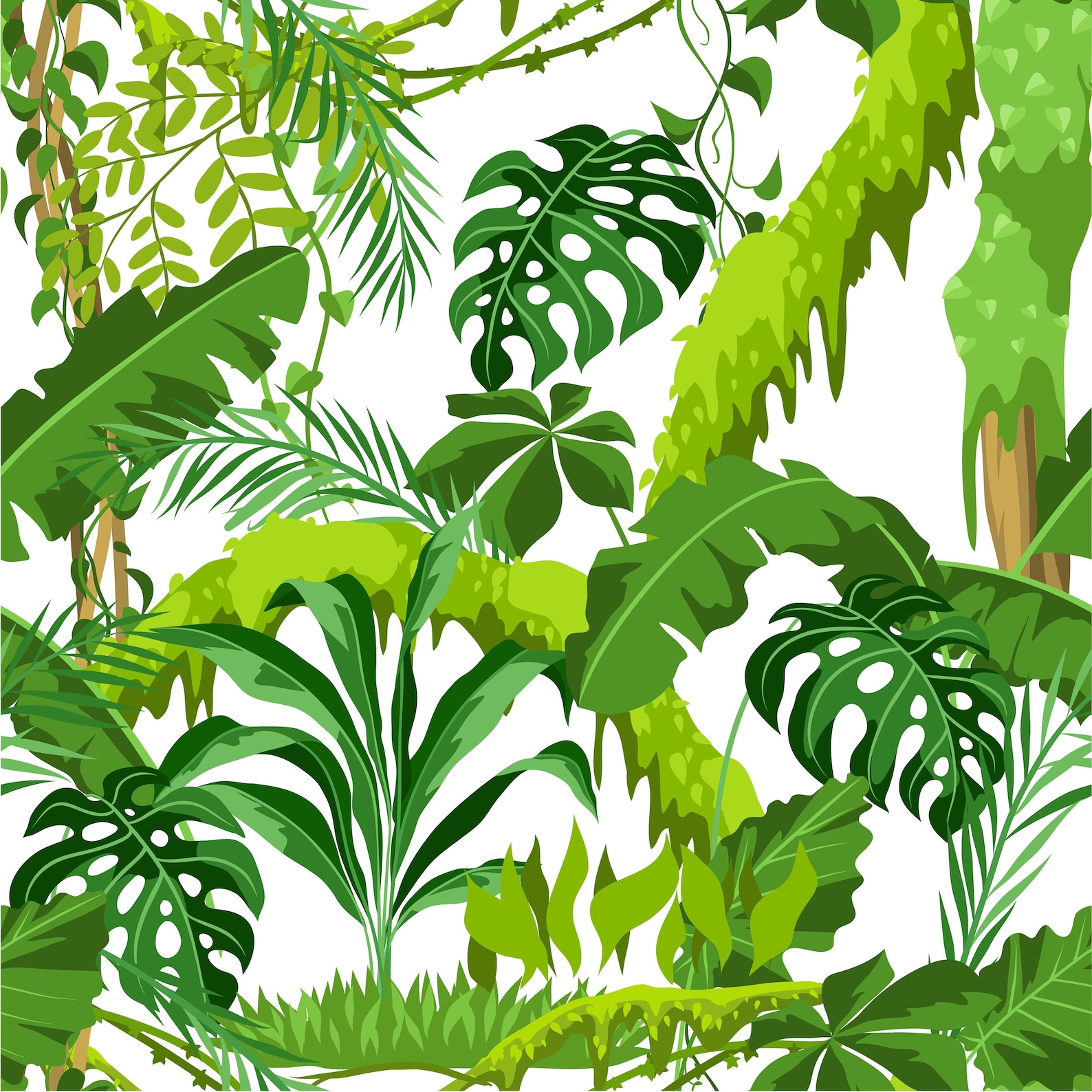 Jungle Patterns, 20x Digital Download Papers for Scrapbooks, Layouts ...
