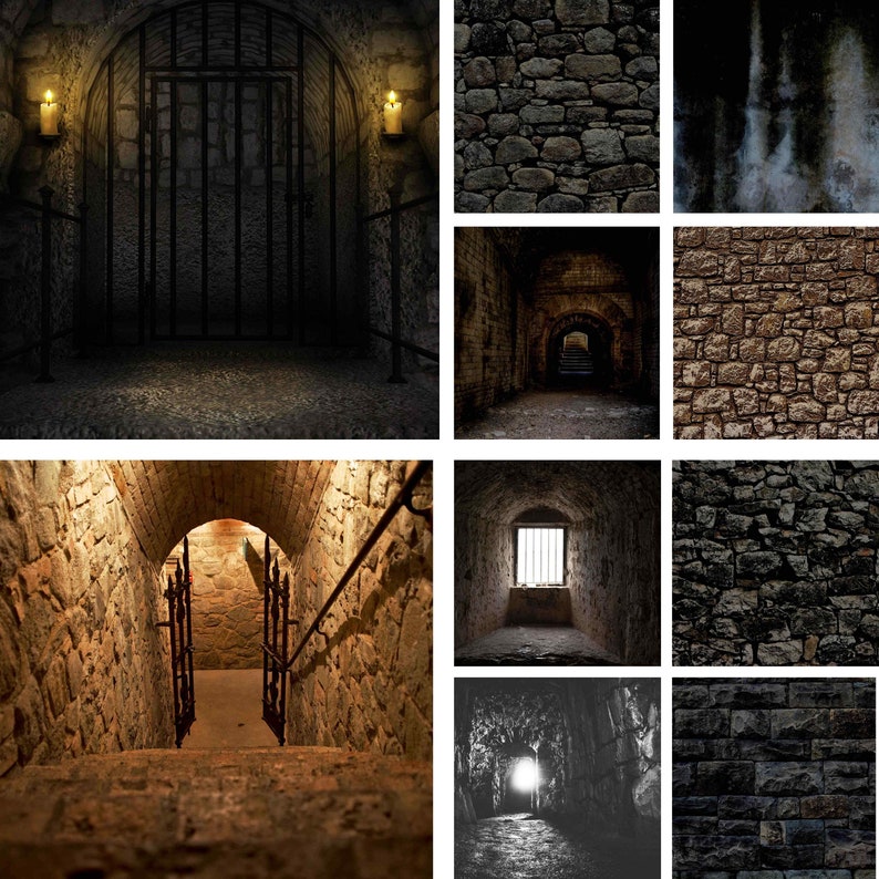 Dungeon Walls - for Digital Download - Etsy
