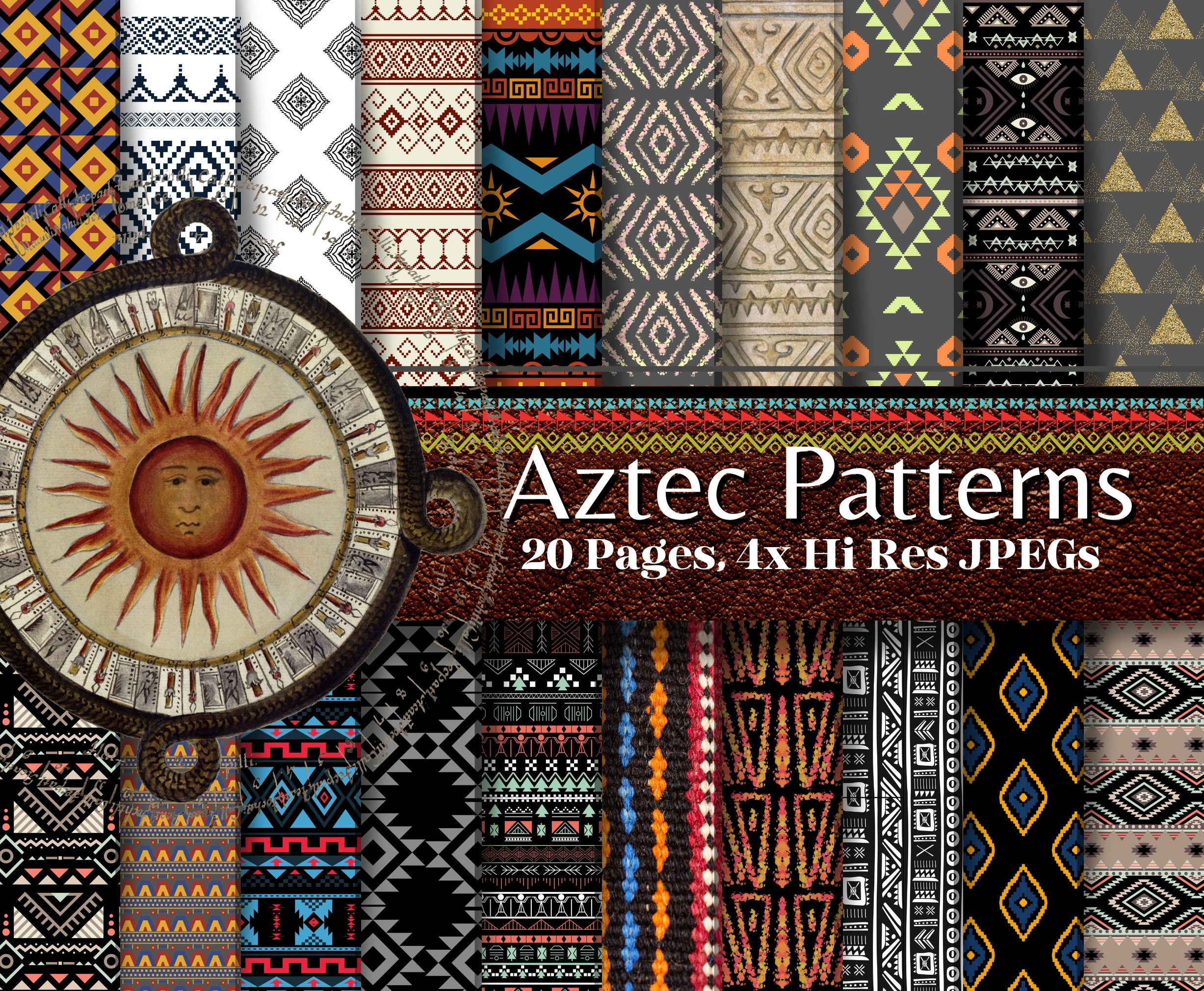 Aztec Design Wallpaper For Guys