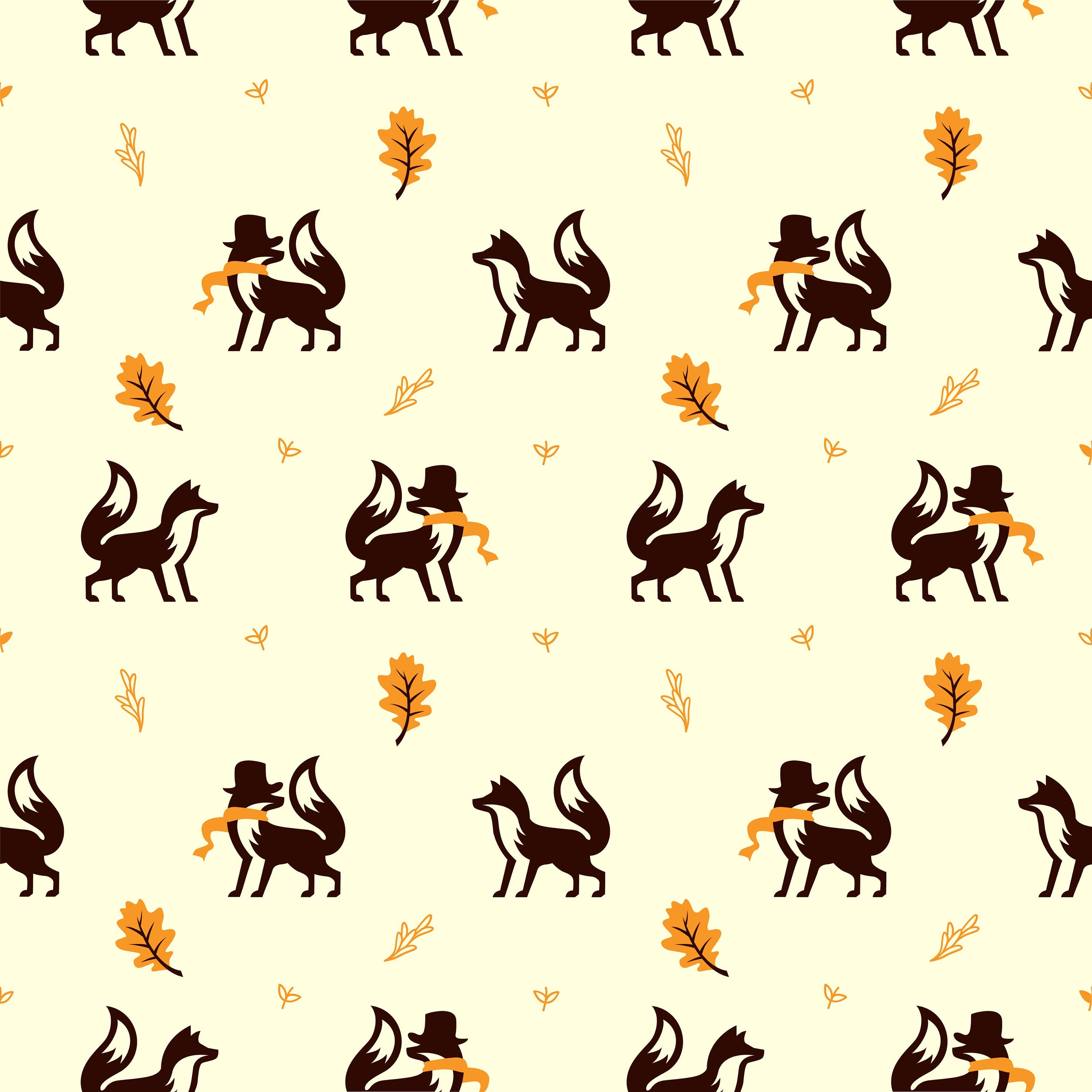 Fox Patterns - 20 Seamless Patterns, Digital Download Pages for ...
