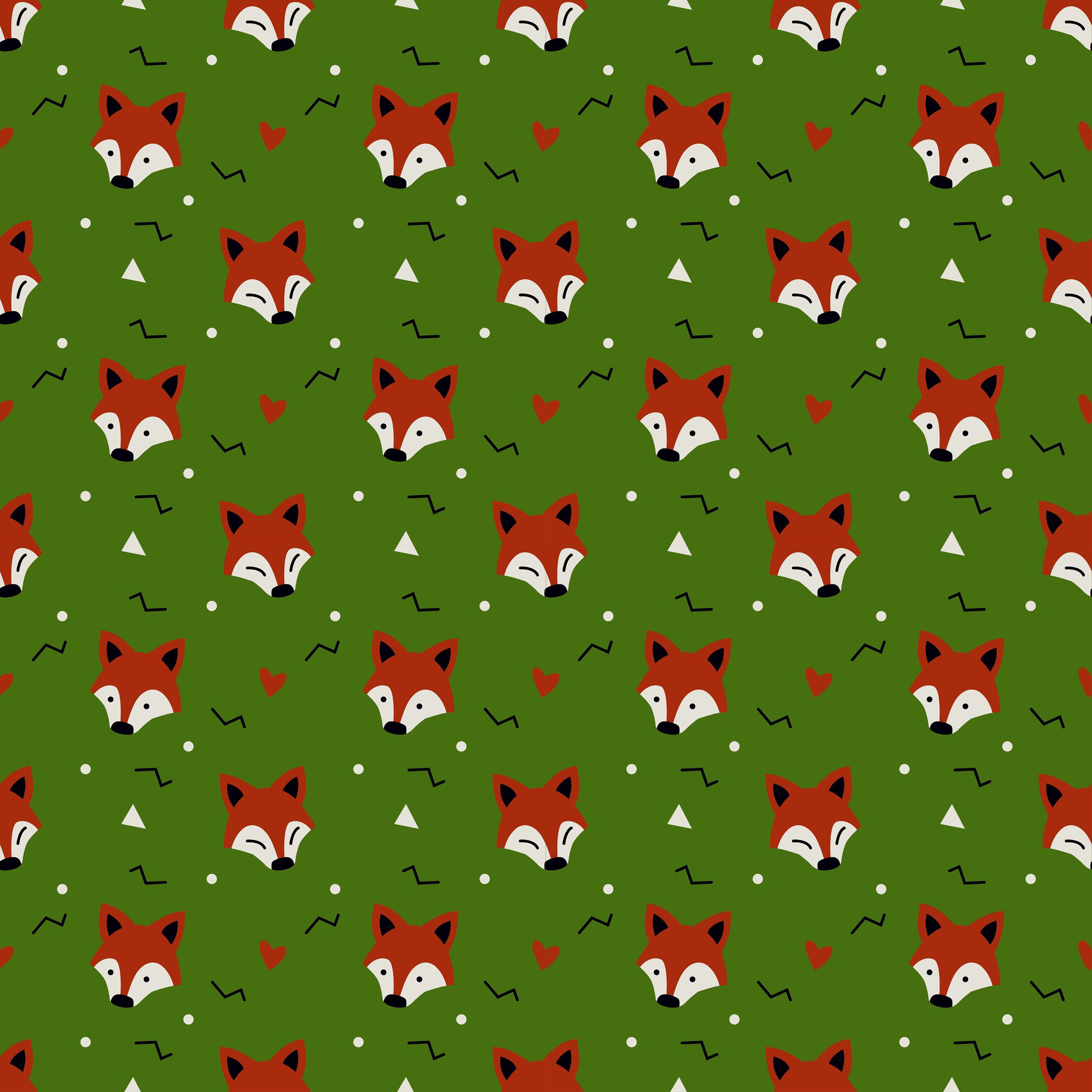 Fox Patterns - 20 Seamless Patterns, Digital Download Pages for ...