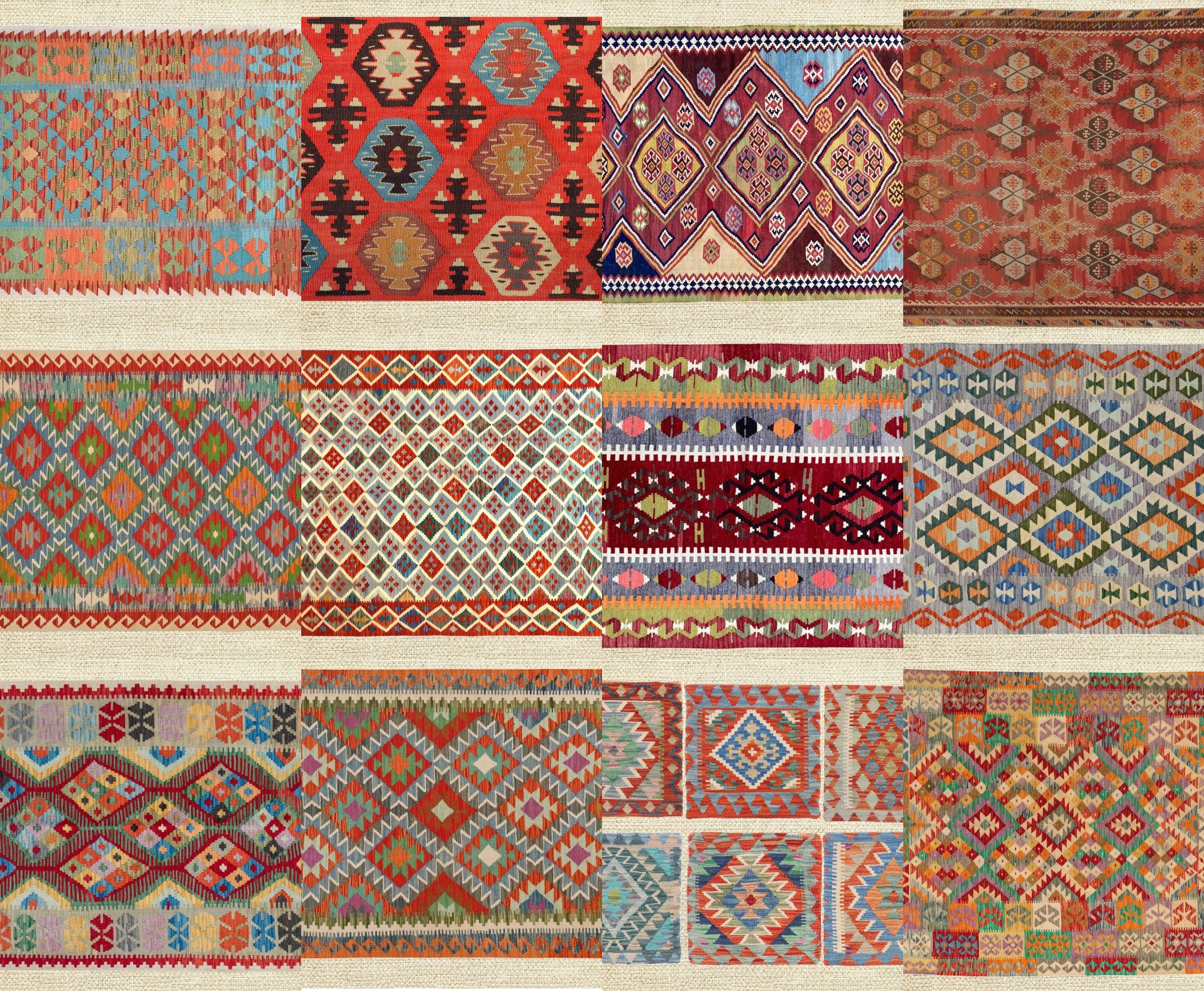 Kilim Rugs - Digital Images to Download and Print. Printable Rugs ...