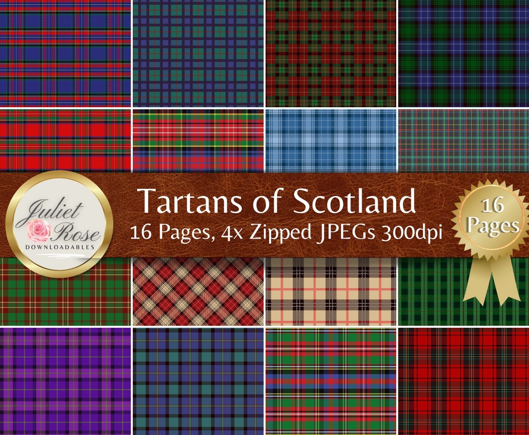 Tartans of Scotland - 16 Pages of Seamless Tartans to Download and ...