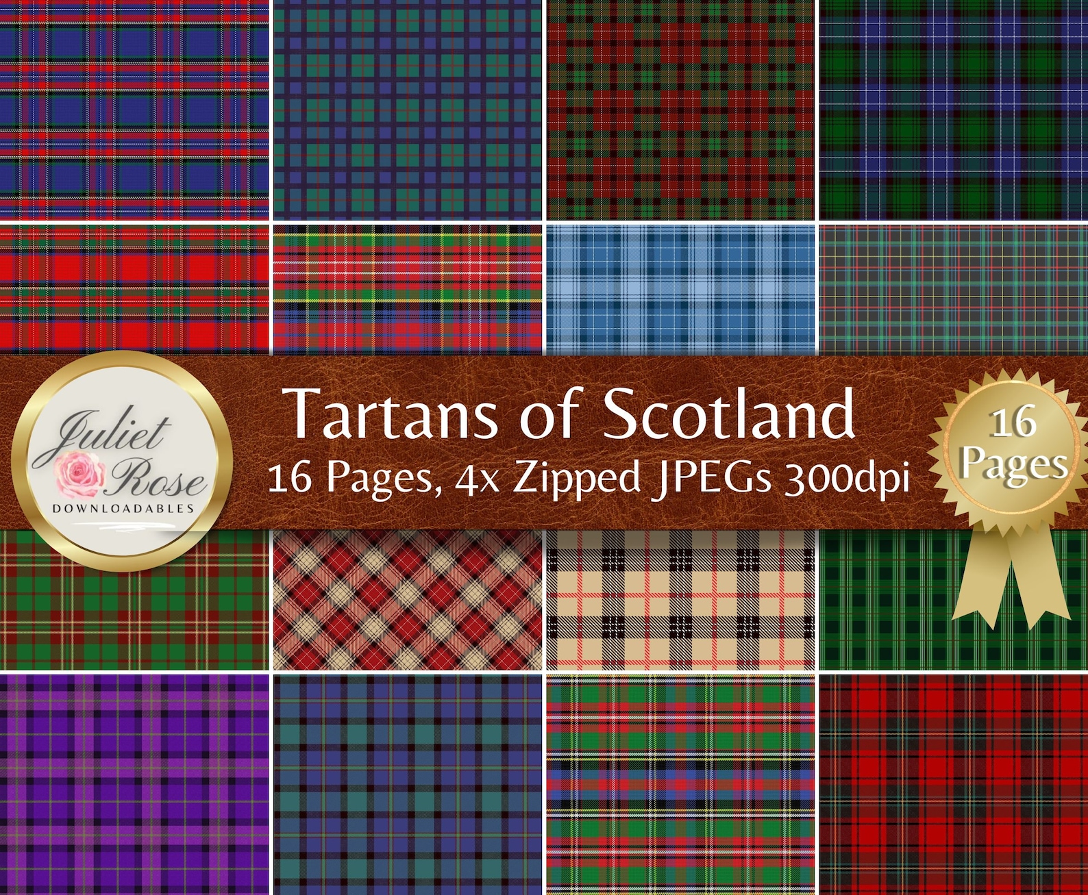 Tartans of Scotland - 16 Pages of Seamless Tartans to Download and ...
