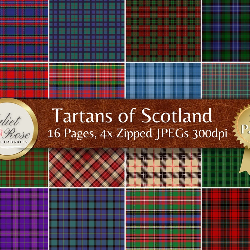 Tartan Paper - Etsy