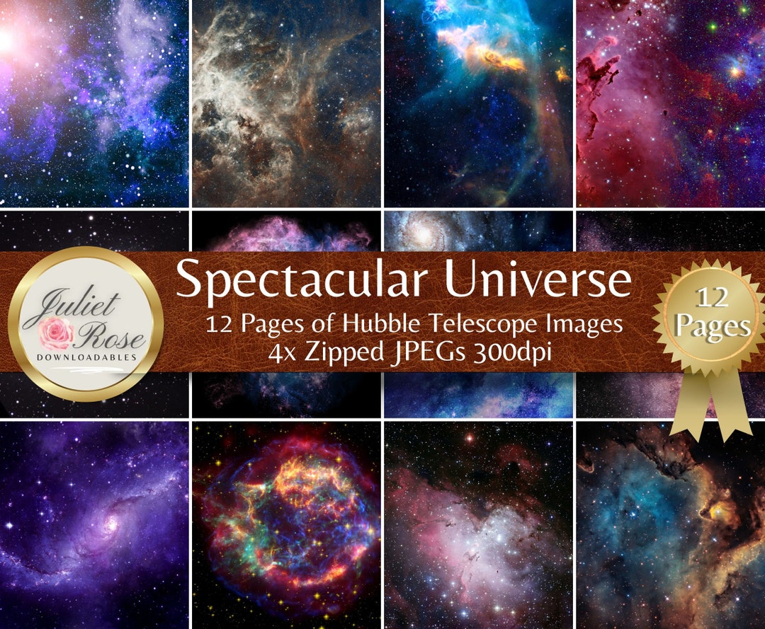 Images From Hubble Telescope Digital Download Papers for Paper Crafts ...