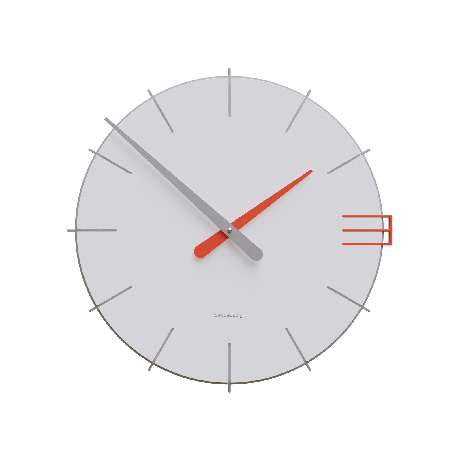 Minimalist Wall Clock - 42 Cm Diameter - Customizable Colors - Modern ...