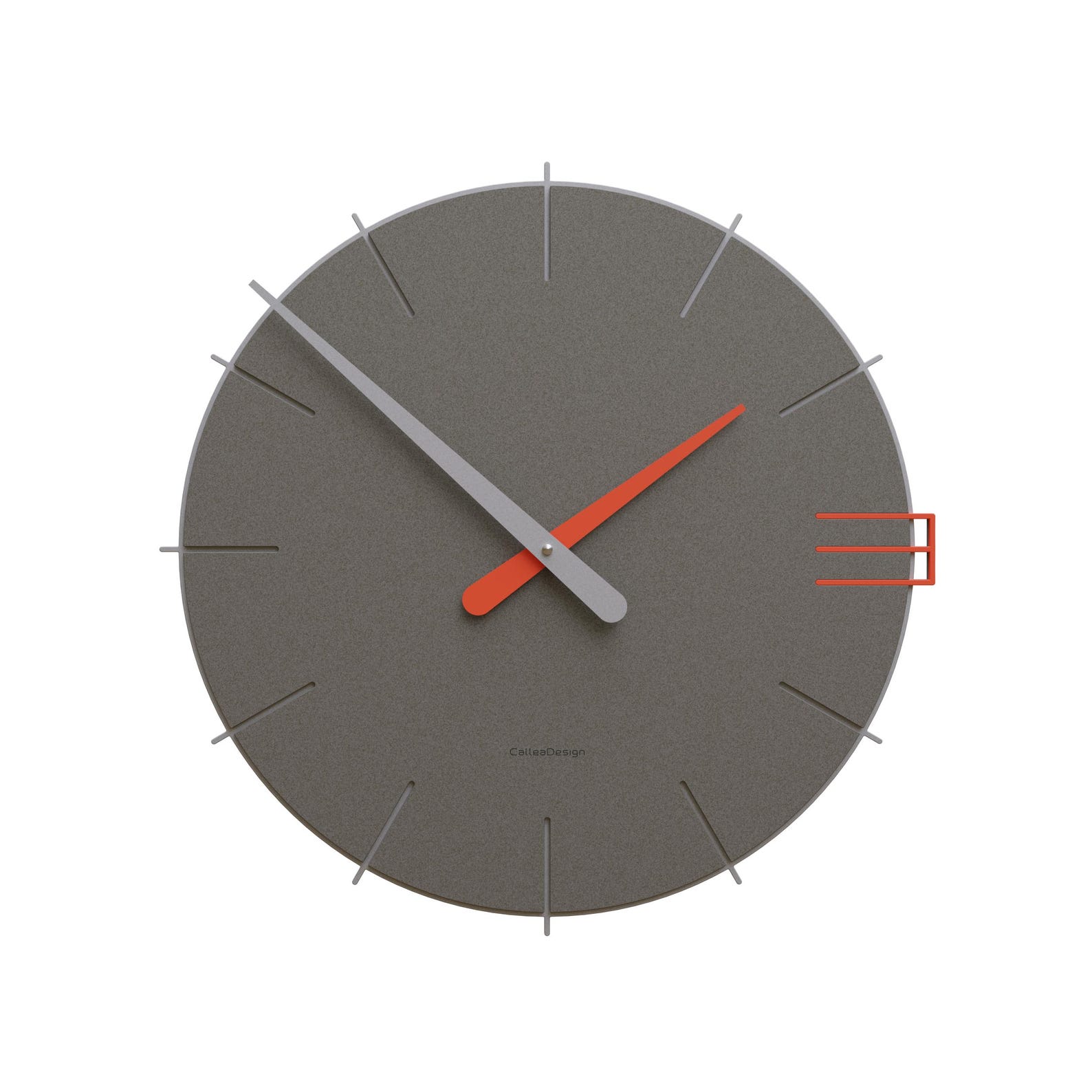 Minimalist Wall Clock 42 Cm Diameter Customizable Colors Modern Design ...