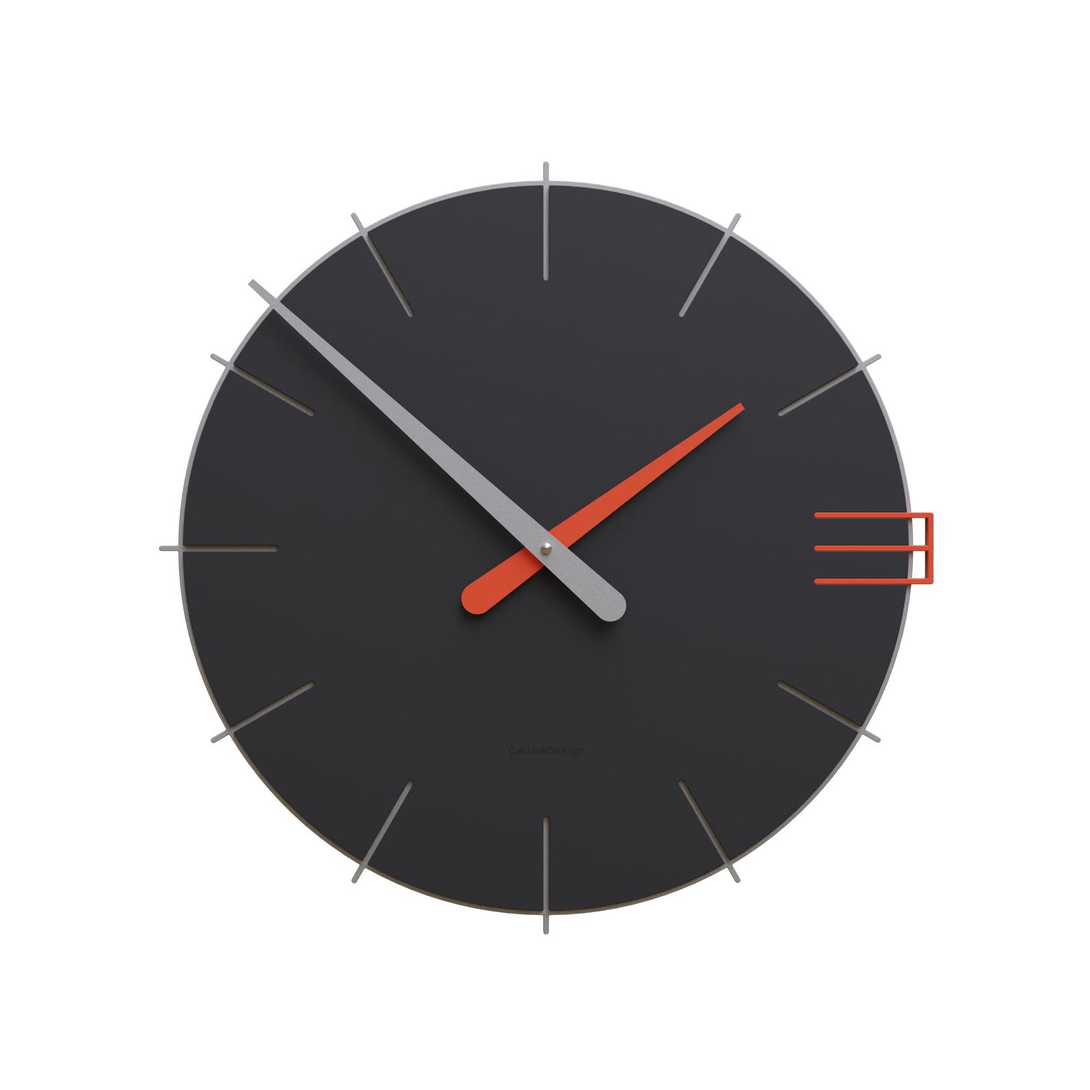 Minimalist Wall Clock - 42 Cm Diameter - Customizable Colors - Modern ...